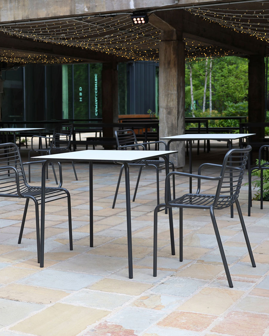 Origin "In-Out" Square Cafe Table